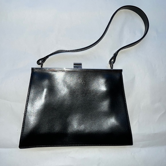 Wilsons Leather | Bags | Vintage Wilsons Leather Structured Black ...